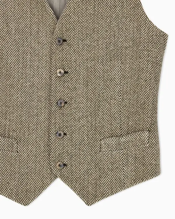 Giorgio Armani Archivio Fw1990 Single-breasted Waistcoat