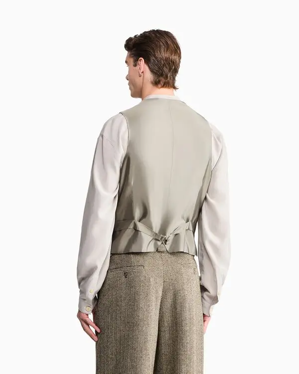 Giorgio Armani Archivio Fw1990 Single-breasted Waistcoat