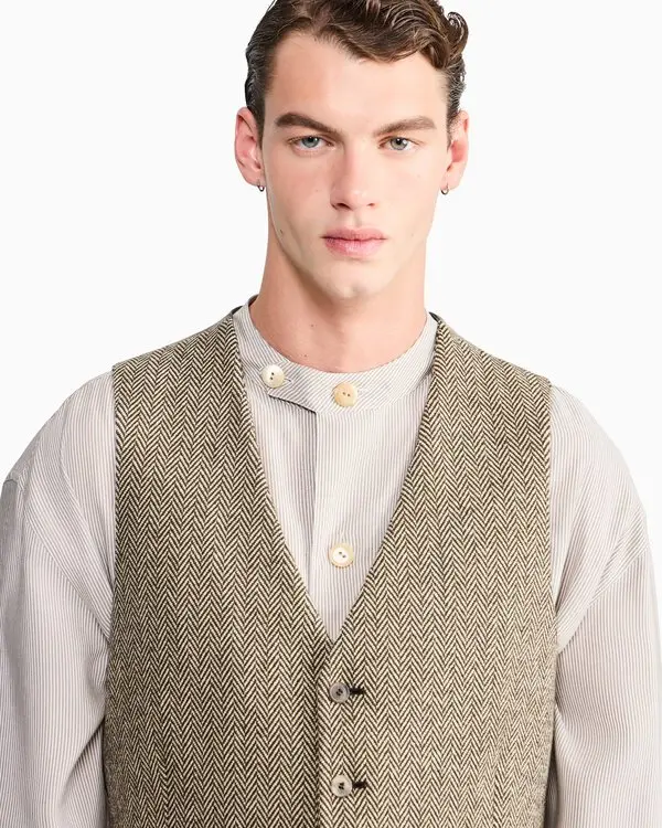 Giorgio Armani Archivio Fw1990 Single-breasted Waistcoat