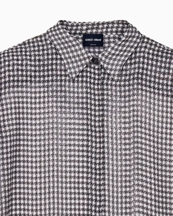 Giorgio Armani Archivio Ss1983 Houndstooth Shirt