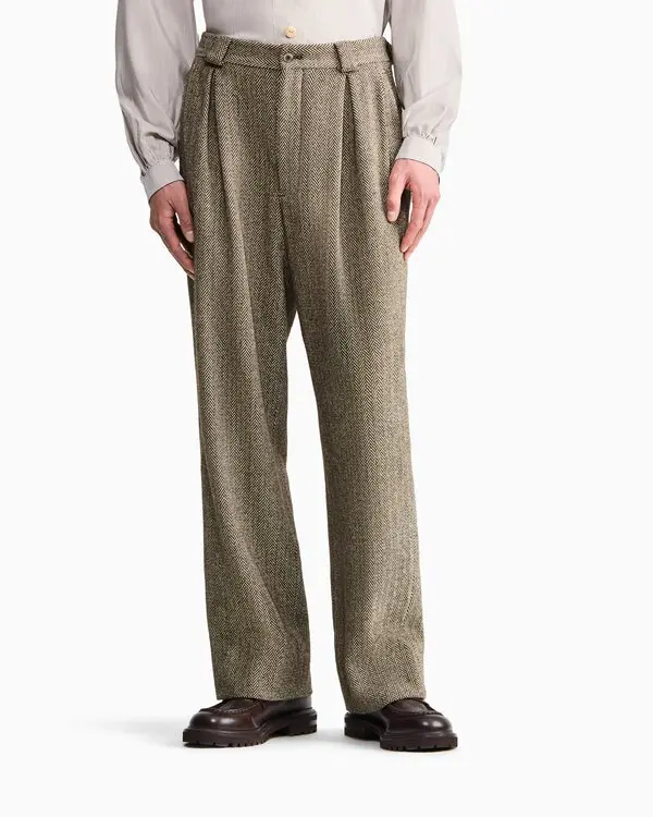 Giorgio Armani Archivio Fw1990 Single-pleat Trousers
