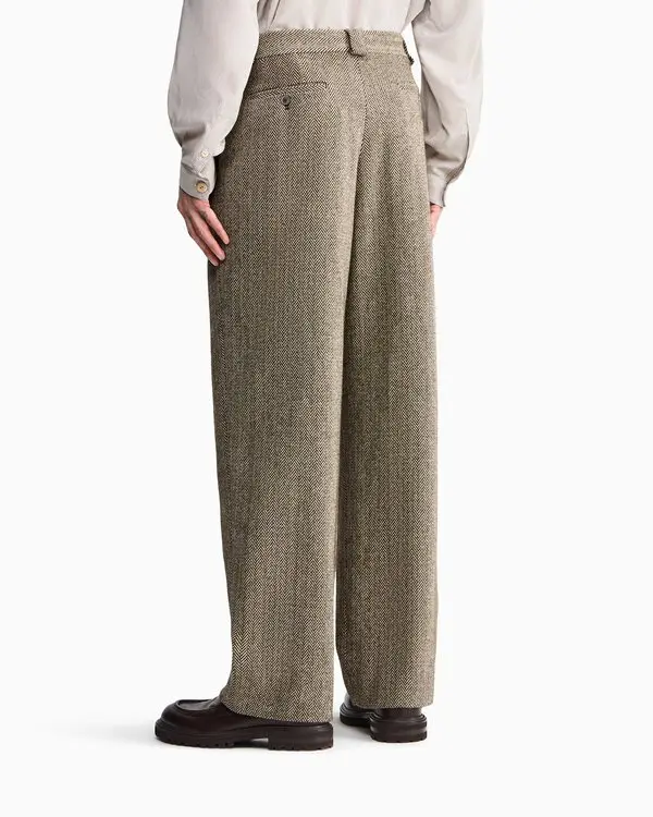 Giorgio Armani Archivio Fw1990 Single-pleat Trousers