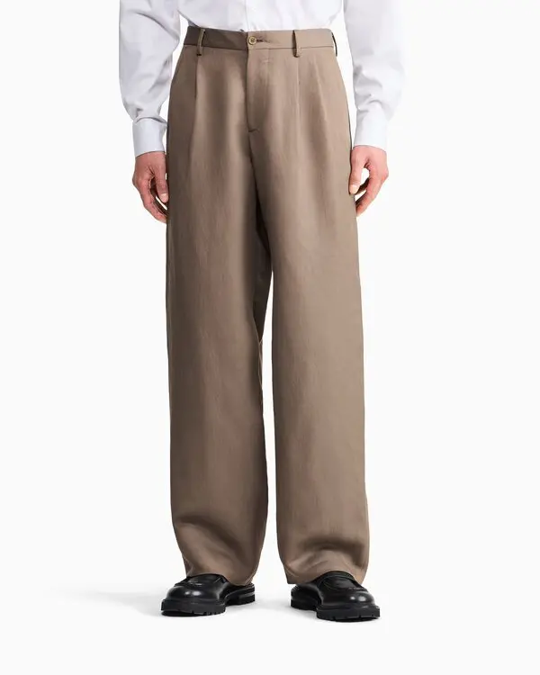 Giorgio Armani Archivio Ss1979 Double-pleat Trousers