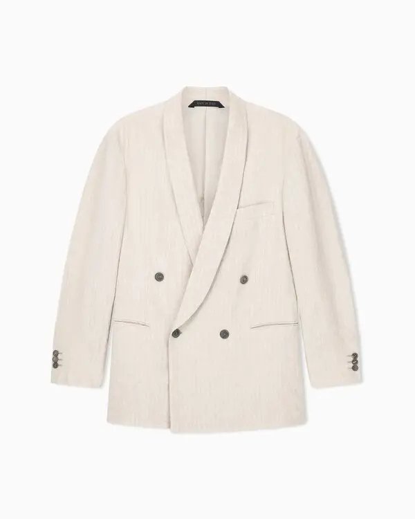 Giorgio Armani Archivio Ss1990 Double-breasted Jacket - Beige