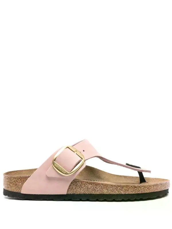 BIRKENSTOCK Gizeh Suede Slides - Pink