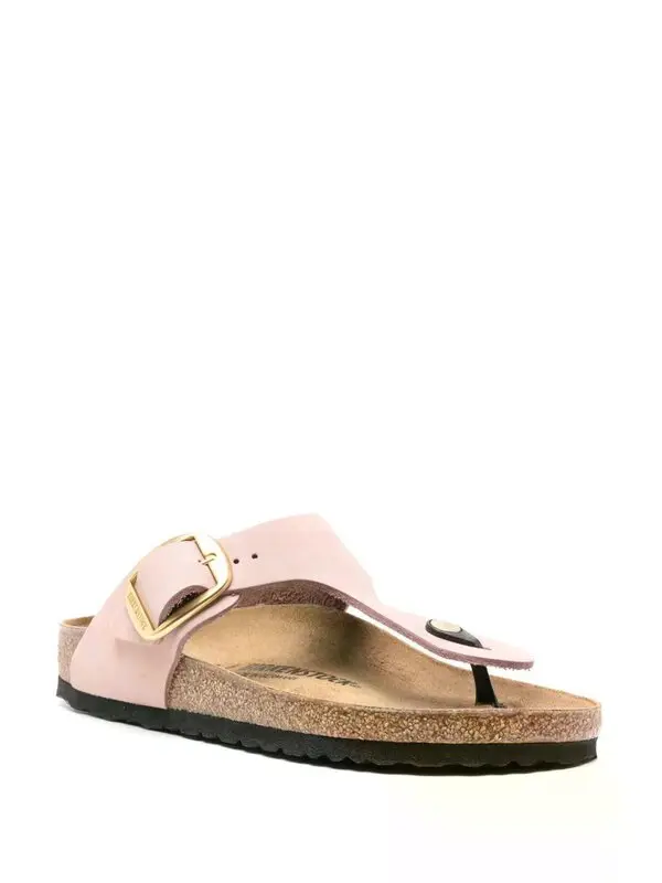 BIRKENSTOCK Gizeh Suede Slides - Pink