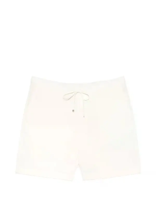 Loewe Anagram Embroidered Drawstring Shorts - Neutrals