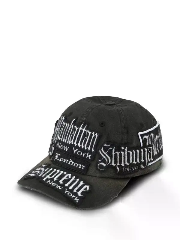 Supreme City Patches Six-panel Cap - Black