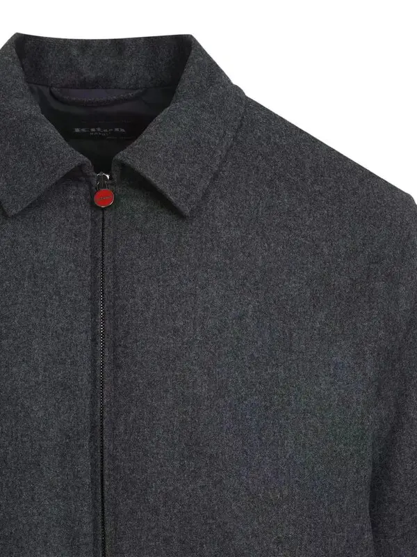 Kiton Zip-up Wool Jacket