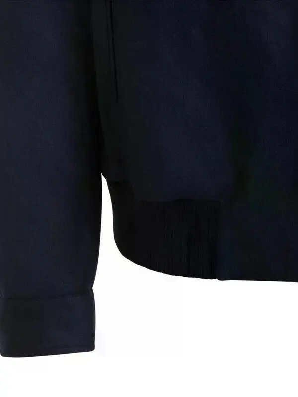 Kiton Zip-up Ribbed-trim Jacket