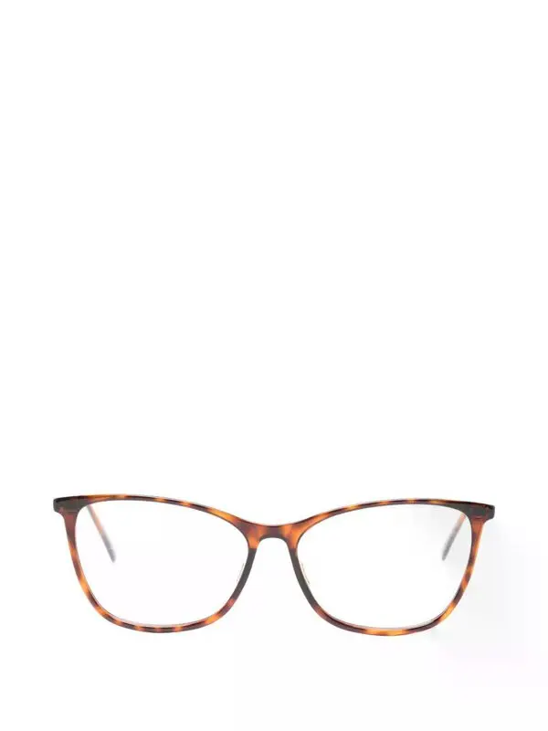 Valentino Garavani Vlogo Tortoiseshell Glasses - Brown