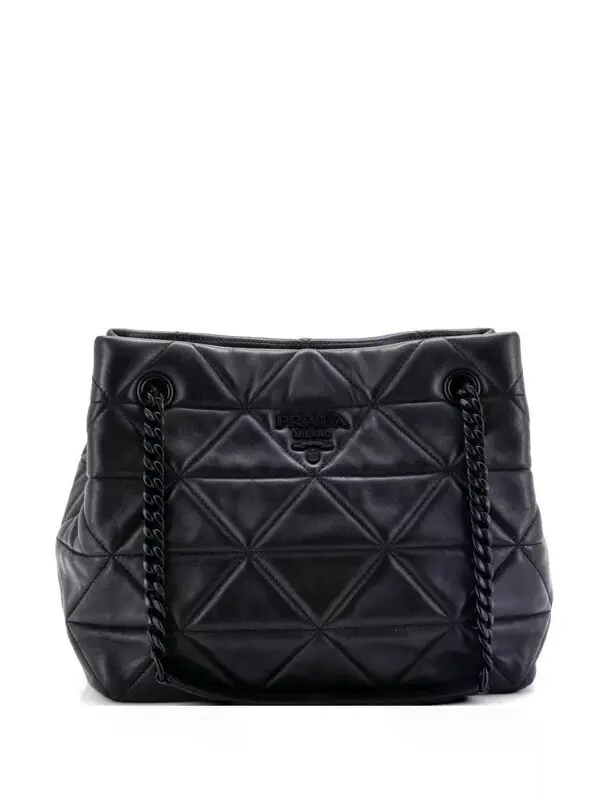 Prada Spectrum Quilted Nappa Leather Medium Tote Bag