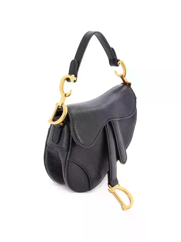Dior Saddle Micro Shoulder Bag - Black