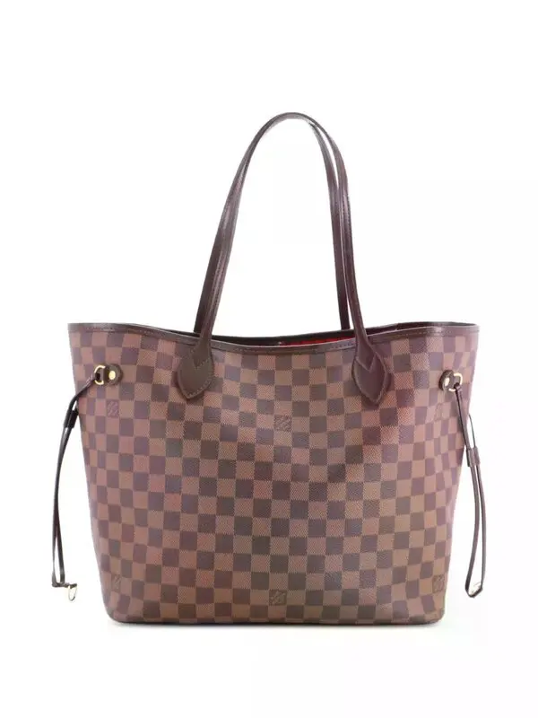 LOUIS VUITTON Damier Mm Tote Bag - Brown