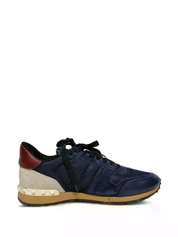 Valentino Garavani Rockrunner Rockstud Sneakers - Blue