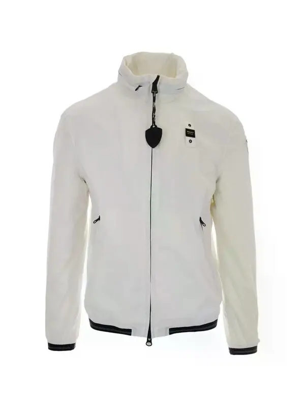 BLAUER. Dimock Logo-patch Zip-up Jacket