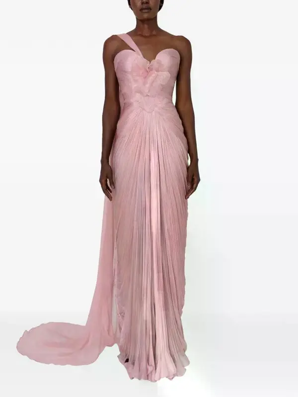 IRIS SERBAN Kaya One-shoulder Maxi Dress