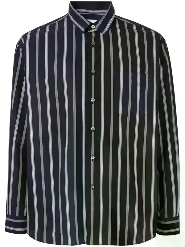 PORTS V Two Tone Striped Shirt