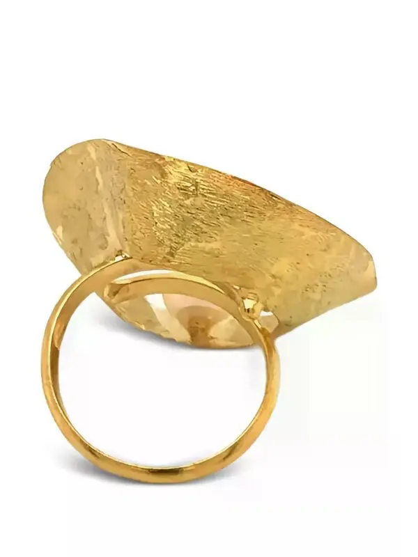 ESIN AKAN Sea & Moon Pearl-embellished Ring