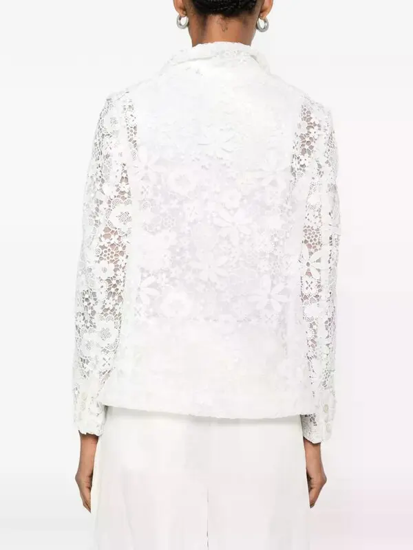 Comme Des Garçons Floral Lace Blazer