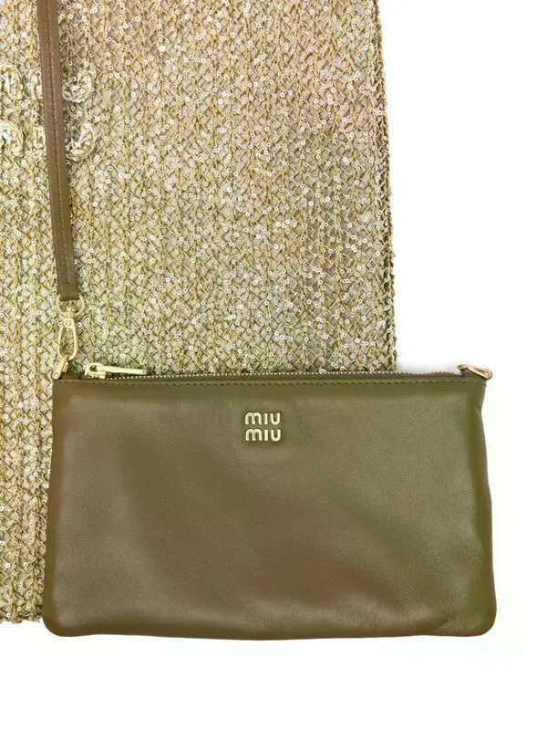 Miu Miu Sequin-embellished Shoulder Bag