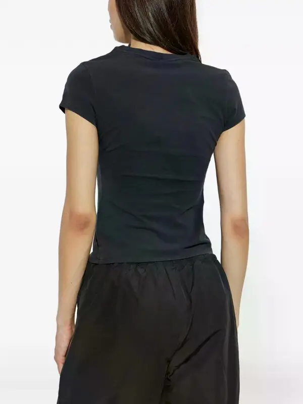 Alexander Wang Crystal-embellished Logo T-shirt