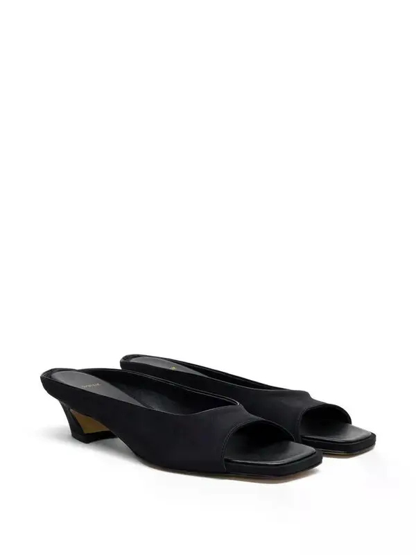 SYSTEM Curvea Open-toe Sculptural Heel Sandals