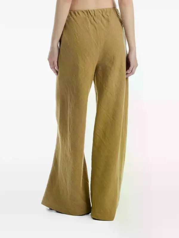 INTO THE EAST Elasticated Waist Wide-leg Trousers