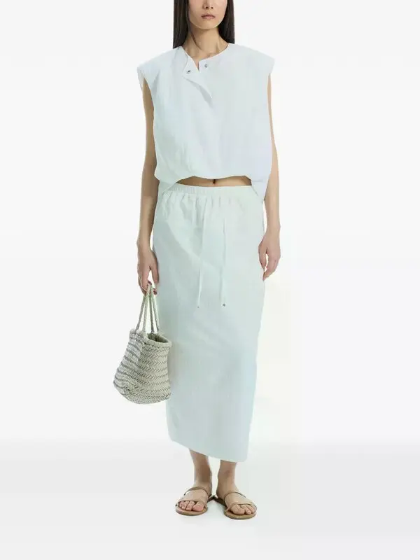 SYSTEM Padded Drawstring Skirt