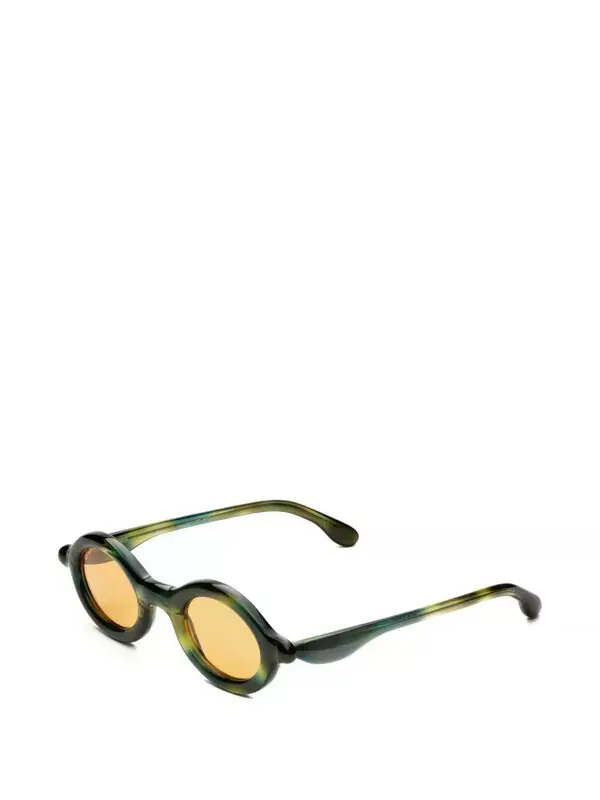 PALOCERAS Round Frame Sunglasses - Green