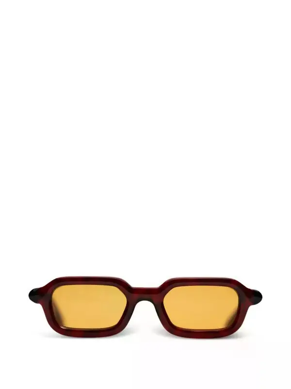 PALOCERAS Rectangle-frame Sunglasses - Brown