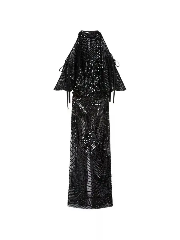 Emilio Pucci Embellished Sequined Maxi Dress