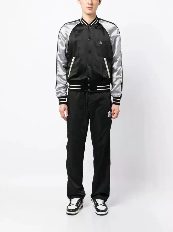 Amiri Logo-print Straight-leg Trousers
