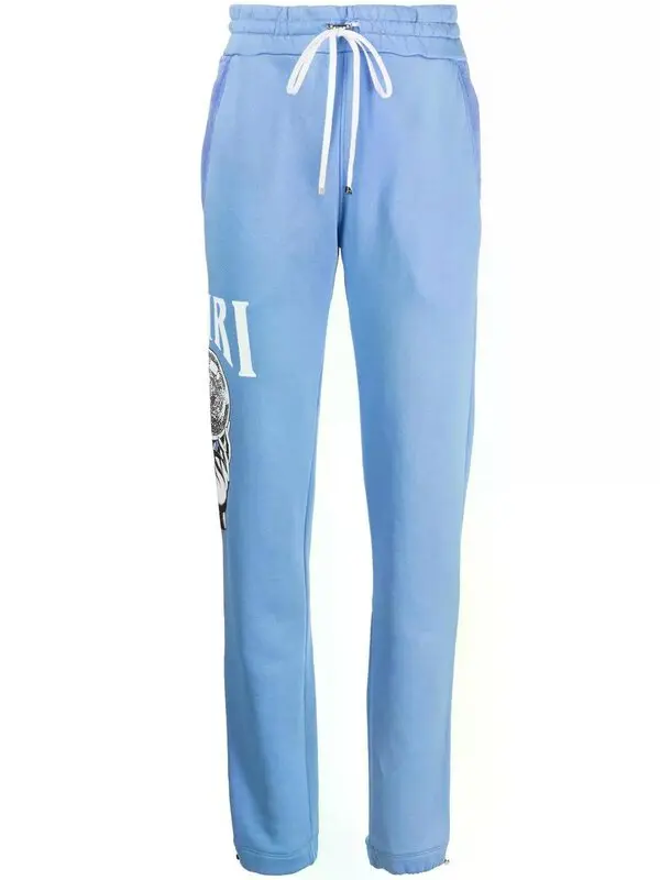 Amiri Cotton Jersey Graphic Print Drawstring Sweatpants