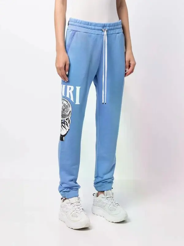 Amiri Cotton Jersey Graphic Print Drawstring Sweatpants