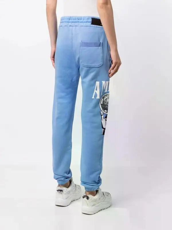 Amiri Cotton Jersey Graphic Print Drawstring Sweatpants