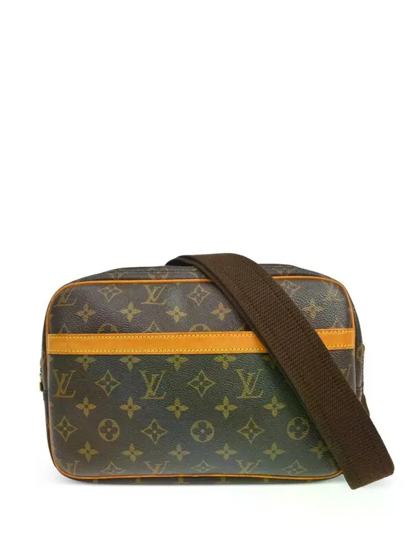 LOUIS VUITTON Monogram Reporter Pm Messenger Bag - Brown