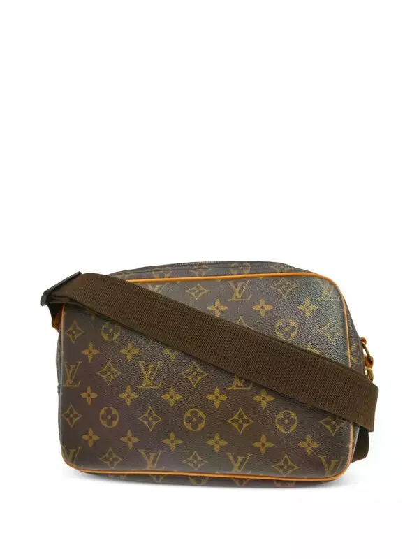LOUIS VUITTON Monogram Reporter Pm Messenger Bag - Brown