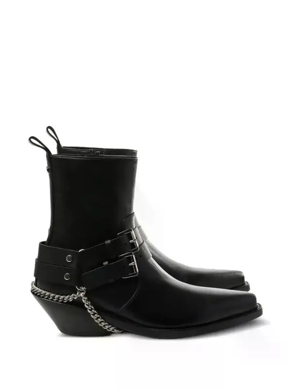 ANN DEMEULEMEESTER Kiril Santiags Ankle Boots