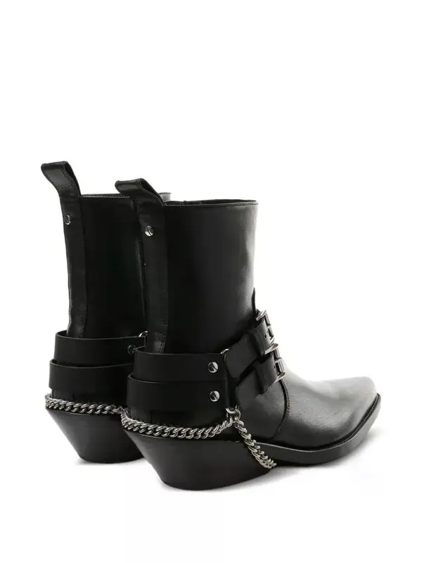 ANN DEMEULEMEESTER Kiril Santiags Ankle Boots