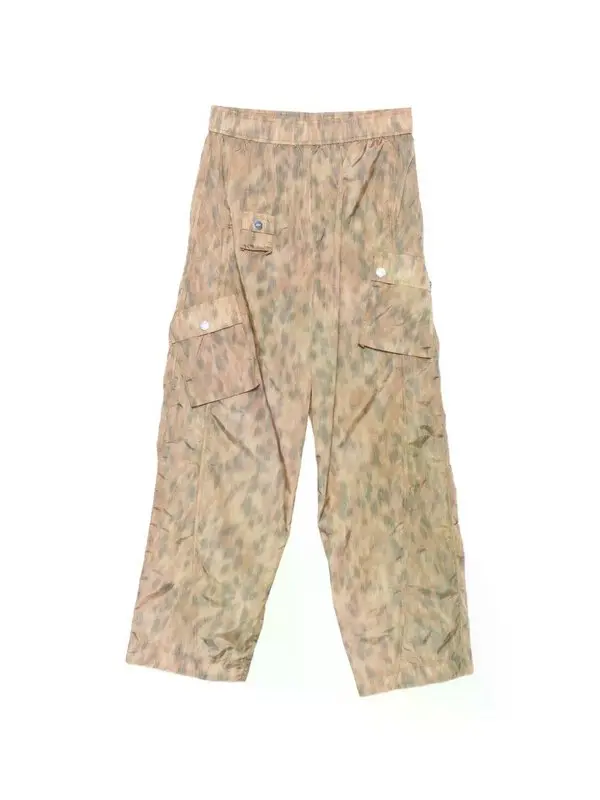 GANNI Printed Cargo Pants