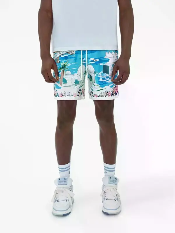 Amiri Graphic-print Swim Shorts