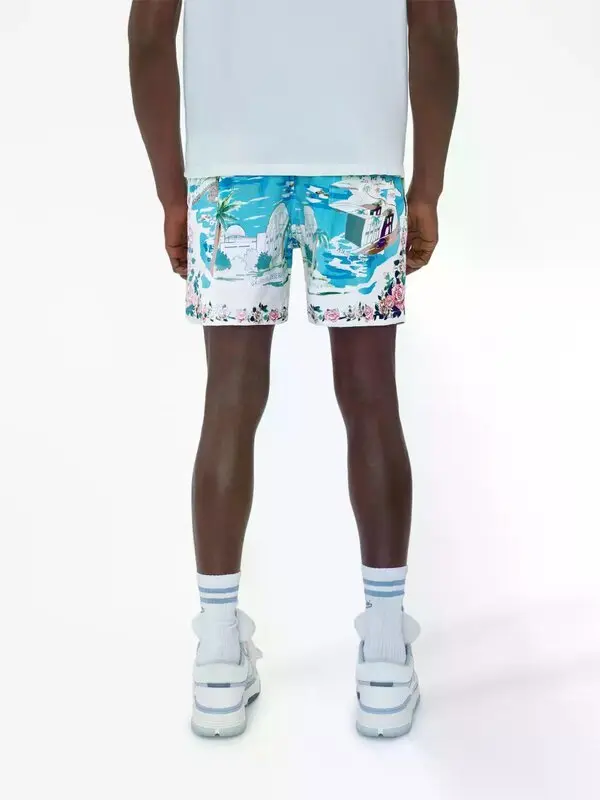 Amiri Graphic-print Swim Shorts
