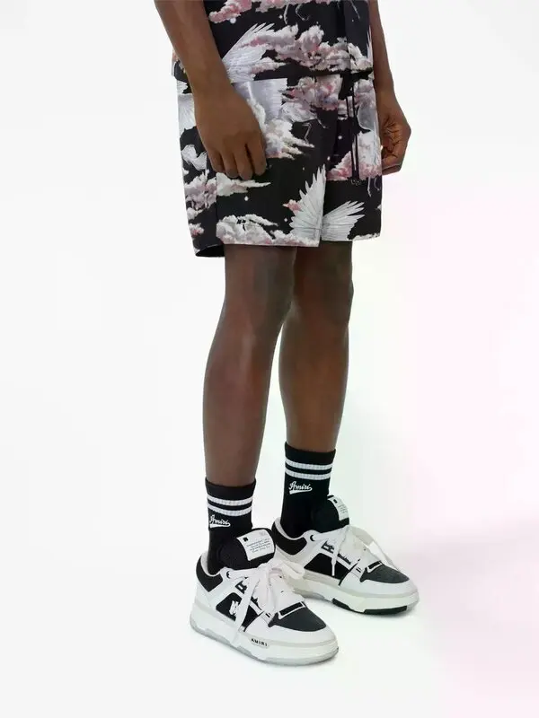 Amiri Graphic-print Silk Pyjama Shorts