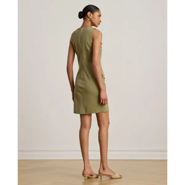 Ralph Lauren Sleeveless Utility Pocket Sheath Dress