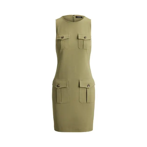 Ralph Lauren Sleeveless Utility Pocket Sheath Dress