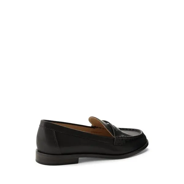 Ralph Lauren Wynnie Leather Loafer - Black