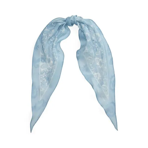 Ralph Lauren Floral Silk Diamond Scarf