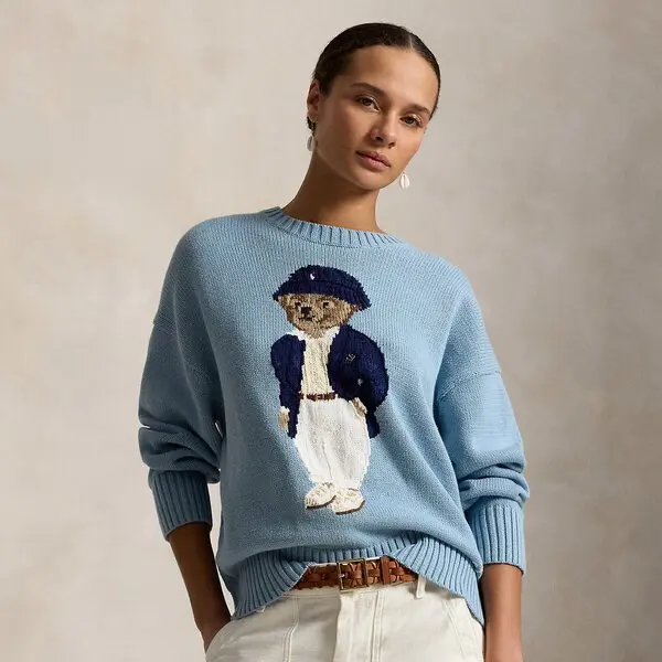 Ralph Lauren Polo Bear Cotton Sweater