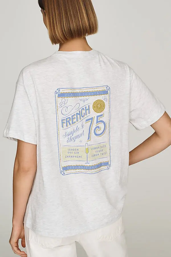 Anthropologie French 75 Graphic T-shirt